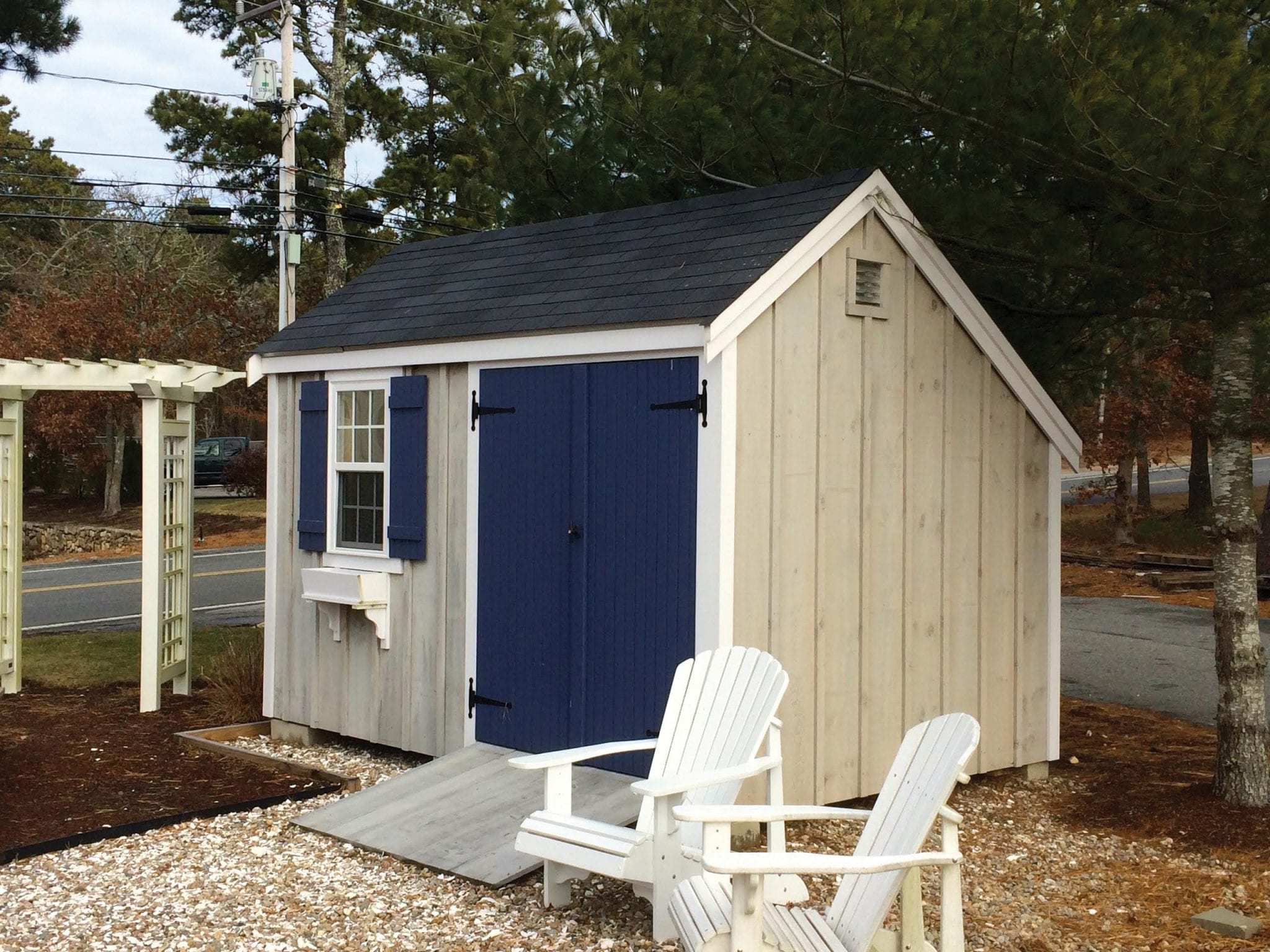 Stony Brook Saltbox Shed Images Gallery | Pine Harbor Wood Products
