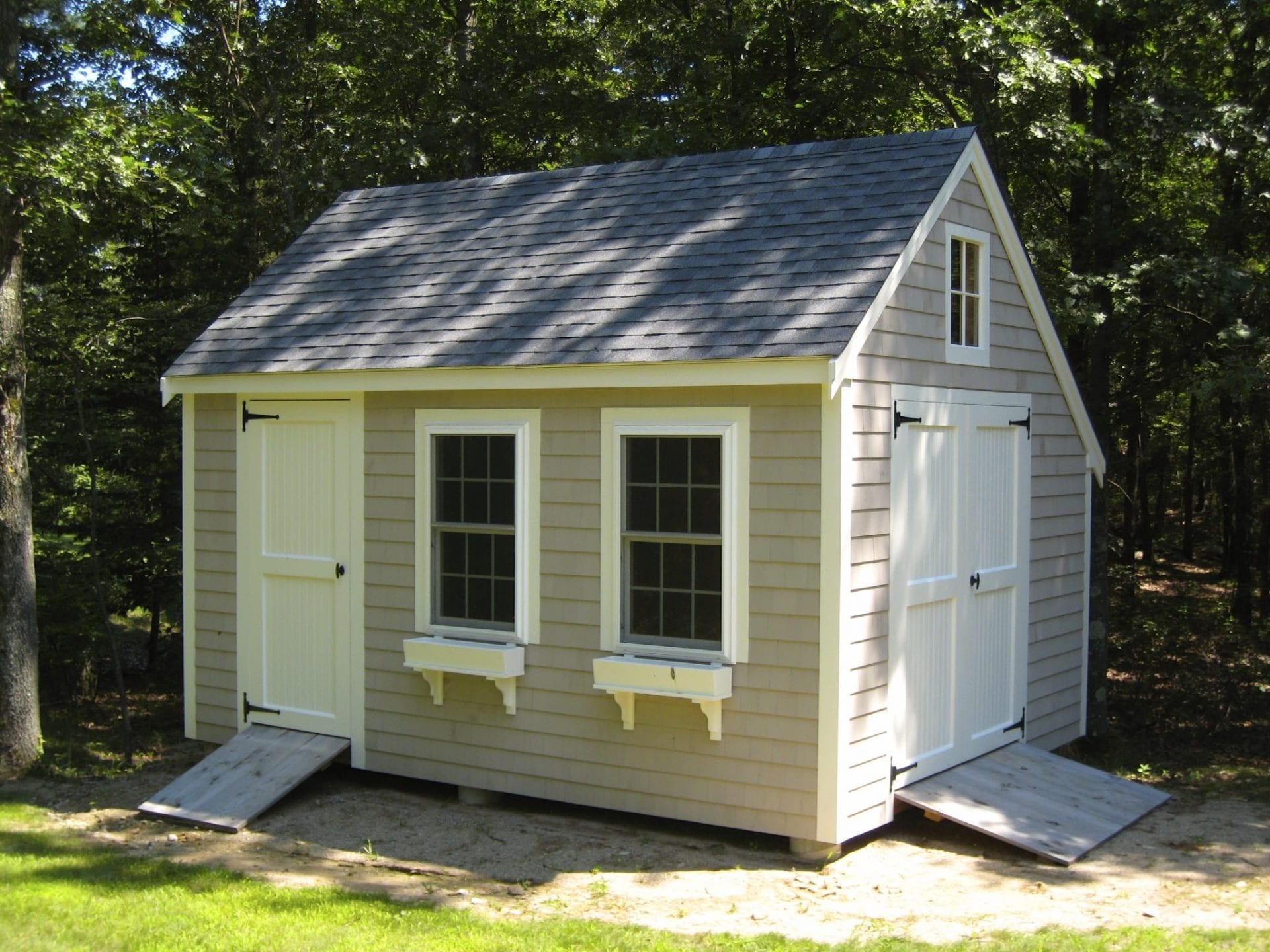 Vineyard Overhang Shed Images Gallery | Pine Harbor Wood Products